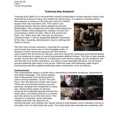 Training day scene analysis | DOCX