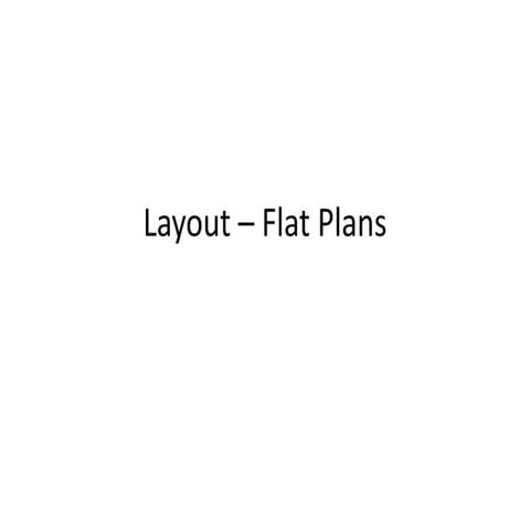 Task 11 layout – flat plans | PPT
