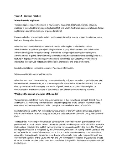 Code of practice | PDF