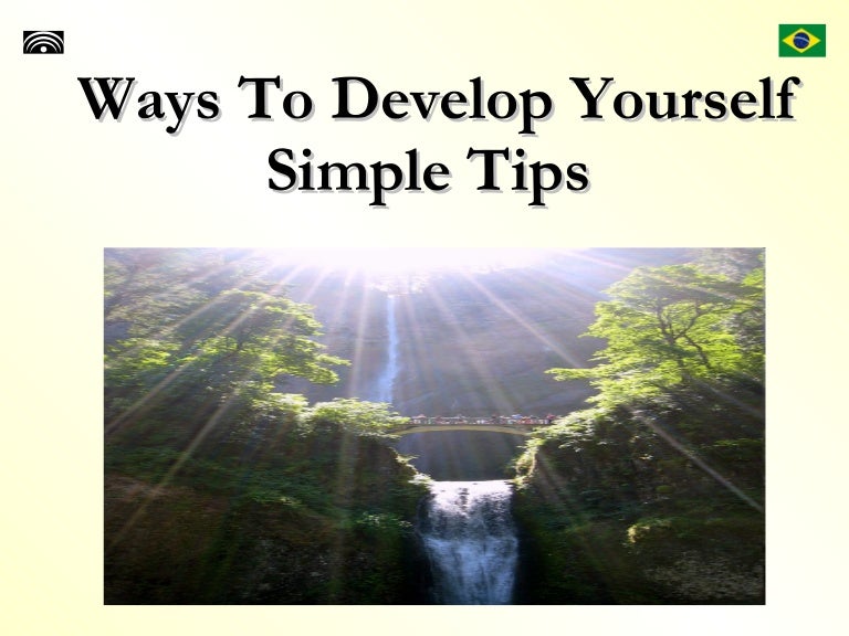 Ways To Develop Yourself