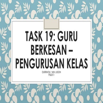 Task 19 | PPT
