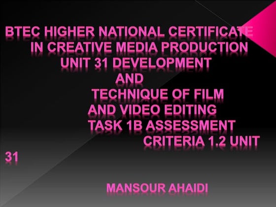 Unit 57 Mindmap | PPT