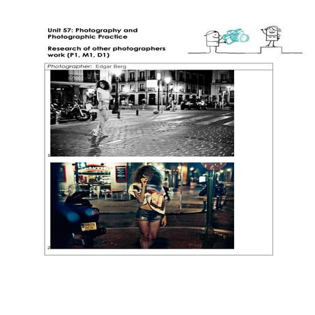 Task 1 high street photography | DOC | Photography | Arts and Crafts