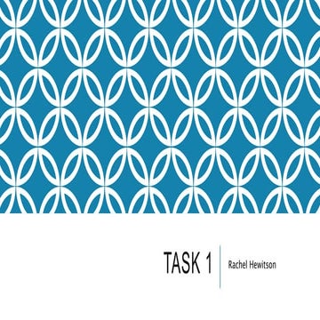 Task 1 new project | PPT