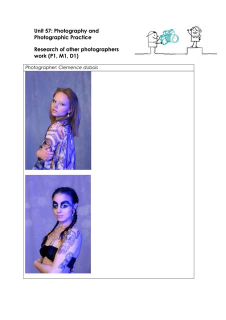 Task 1 portrate photography | PDF