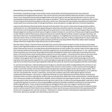 Factual Writing: Task 2 | DOCX