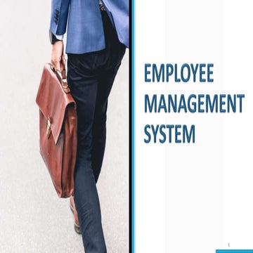 Employee Management System | PPTX