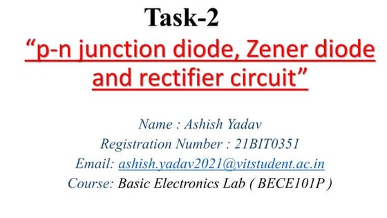 Rectifier class 12th physics investigatory project | PDF