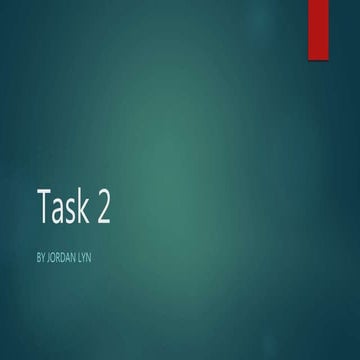 Task 2 | PPT