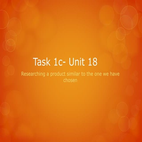 Task 2 unit 18 - volvic | PPTX | Food & Drink