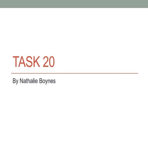 Task 20 | PPTX