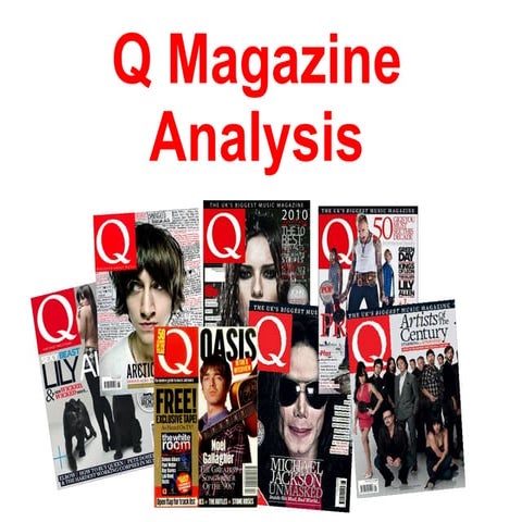Q Magazine Analysis | PPT