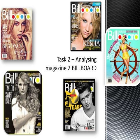 Task 2, Billboard Magazine Analysis | PDF