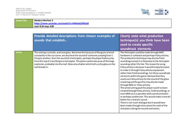 Another world cutscene analysis | DOCX