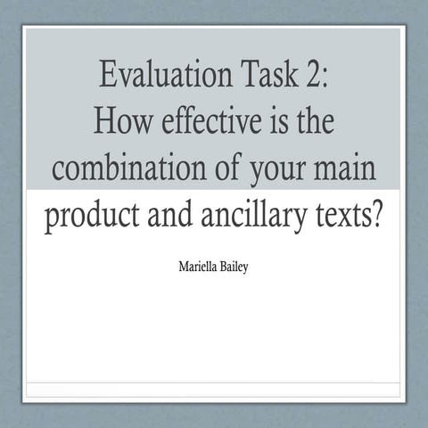 Task 2 eval 1 | PPT