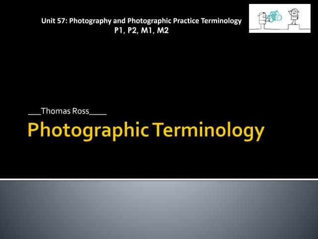 Task 2 photography terminology work sheet | PPTX | Photography | Arts ... Task 2 photography terminology work sheet | PPTX | Photography | Arts ...