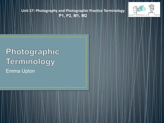 The Three Pillars of Photography | PPTX