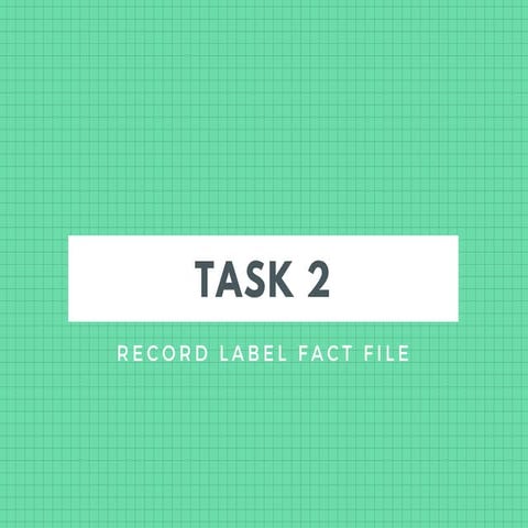 Task 2 record label | PPT