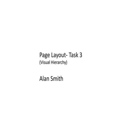Task 3 (Page layout) | PPTX | Desktop Publishing | Computer Software ...