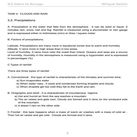 Unit 3. Weather and climate | PDF