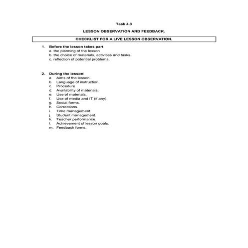 Task 4.3 | DOCX | Educational Assessment | Education