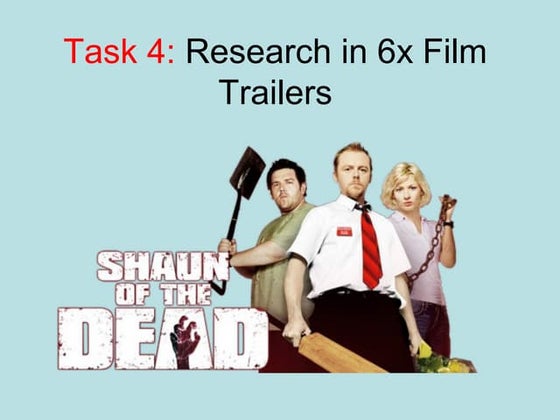 Shaun Of The Dead | PPTX | Horror | Genres