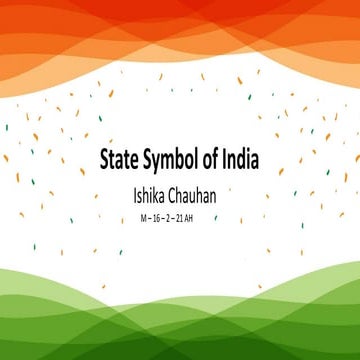 National Symbols of India | PPTX