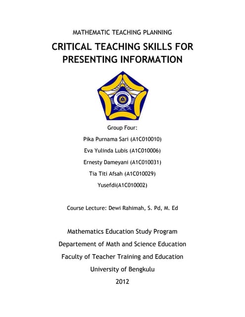 Lesson plan-advanced algebra Grade 7 | PDF