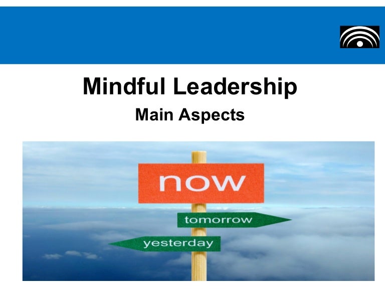 Mindful Leadership - Main Aspects Mindful Leadership - Main Aspects