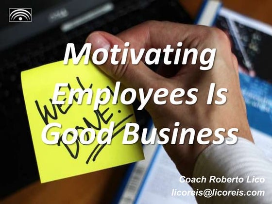 How to Motivate and Inspire your Team | PPTX | Business Administration | Business