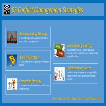 05 Conflict Management Strategies | PPT