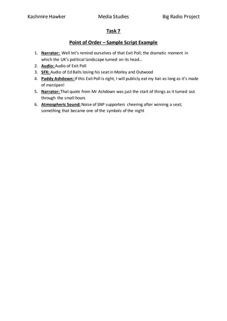 Buffy Scriptplay Annotation | PPTX