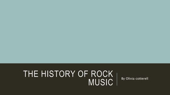 Rock Through the Ages | PPT