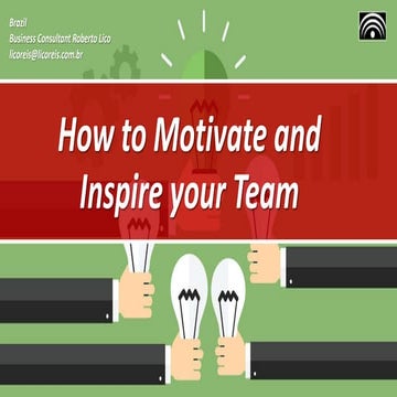 How to Motivate and Inspire your Team | PPTX