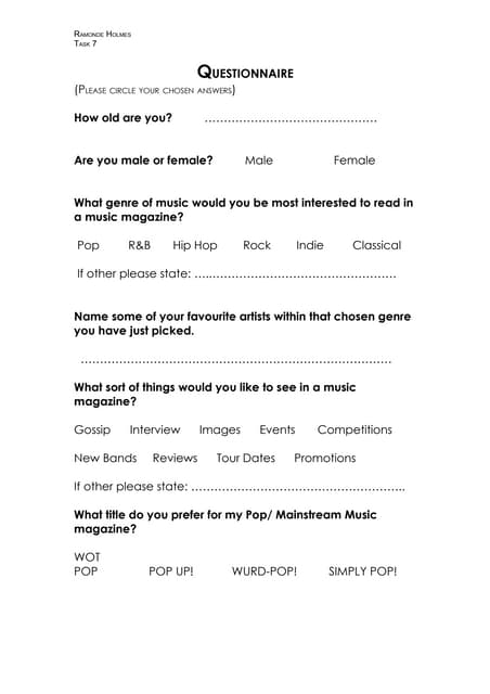Own Magazine- Flat Plan | PPT