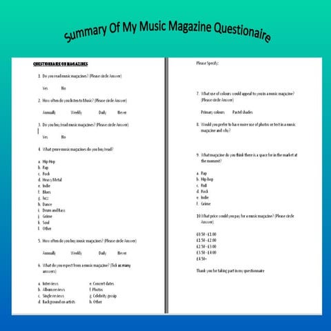 Music questionnaire graphs | DOCX