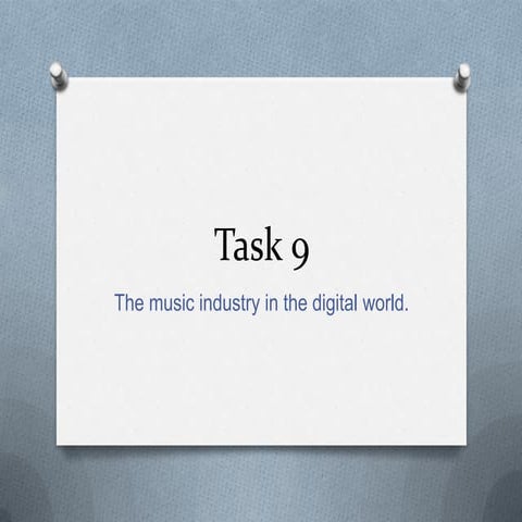 Task 9 | PPT