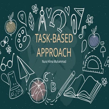 Task based Approach is one of various methods to teach english | PPTX