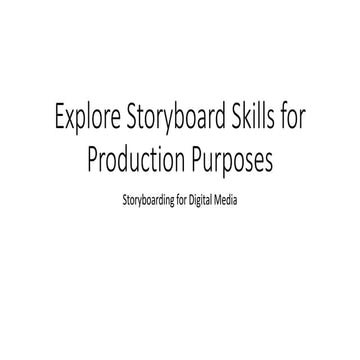 Formats and conventions of scripts for media products | DOCX