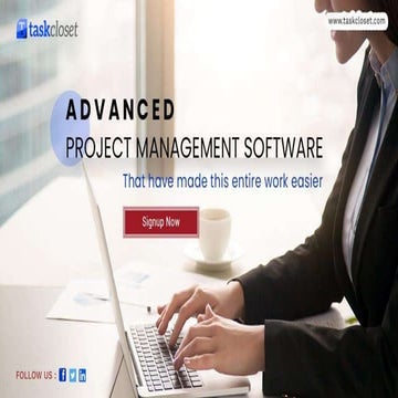 Project Management Application | Task Closet | PPT
