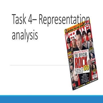 Task 4 – Representation Analysis | PPTX