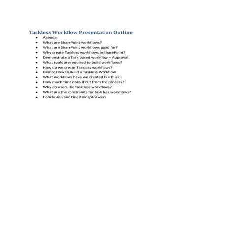 BPM-1 Introduction to Advanced Workflows | PDF