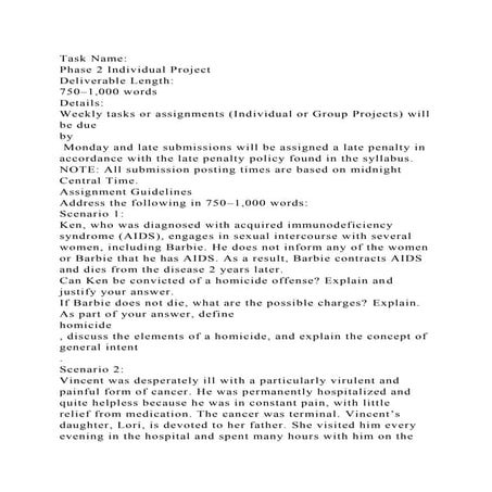 Task NamePhase 2 Individual ProjectDeliverable Length750–1,0.docx