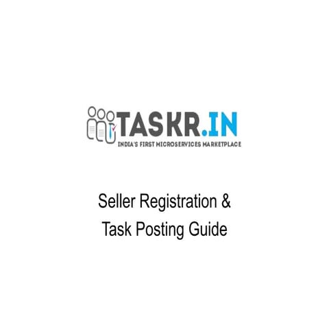 Taskr seller guide | PPT