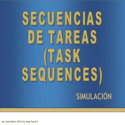 Task Sequences | PPT | Programming Languages | Computing