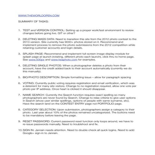Tasks, the open | PDF
