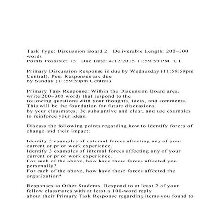 Task Type Discussion Board 2 Deliverable Length 200–30.docx