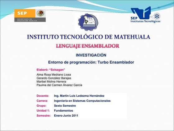 Assembly Language Pptx Programming Languages Computing 5105