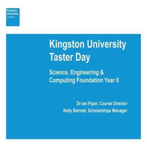 Taster day foundation | PPT