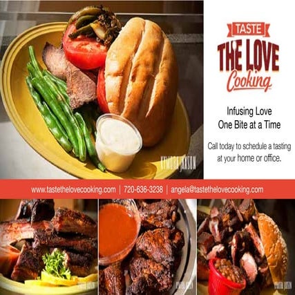 Taste the Love Cooking Postcard | PPT
